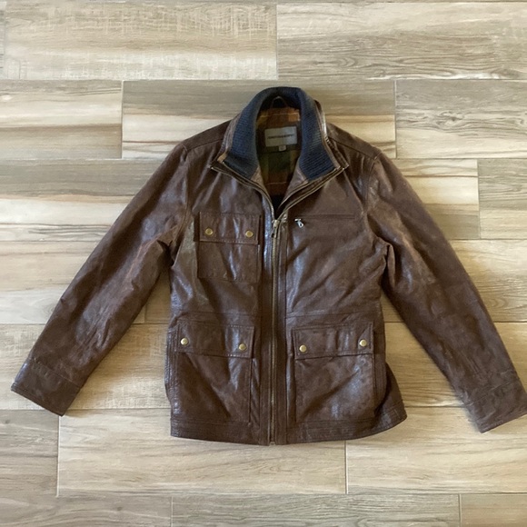 Johnston & Murphy | Jackets & Coats | Johnston Murphy Leather Bomber ...